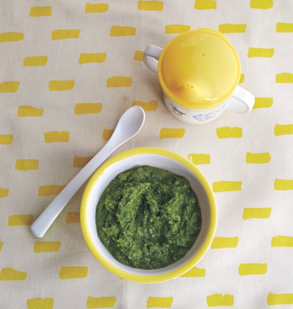 Red Lentil and Spinach Baby Food - Jenna Helwig