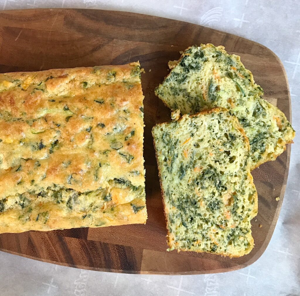 Veggie Parmesan Bread Recipe - Jenna Helwig